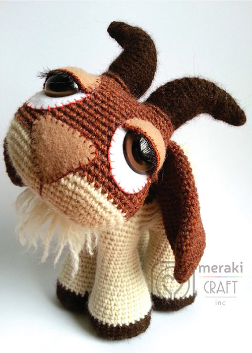 Hopscotch the Goat amigurumi pattern - Amigurumi.com