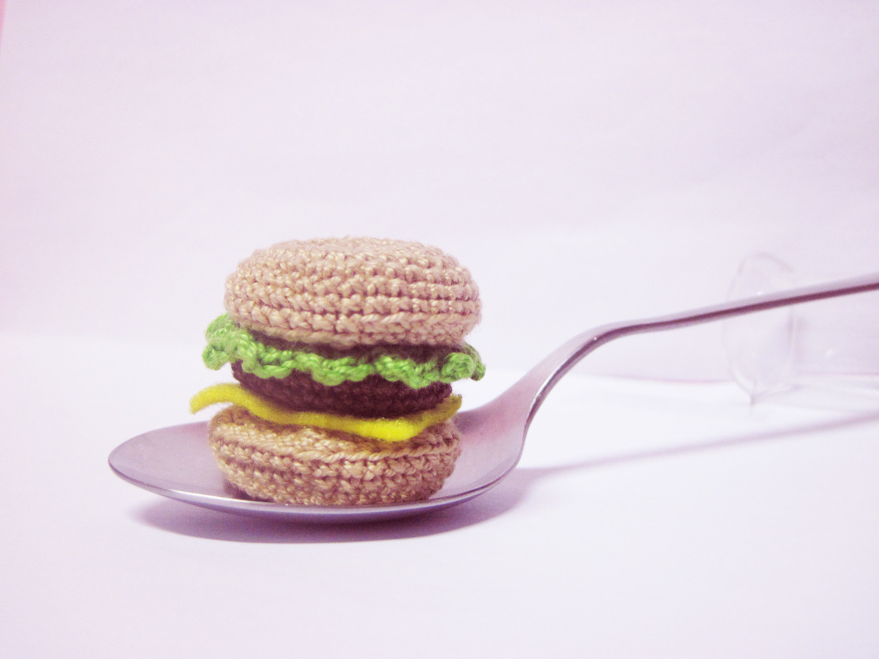Mini burger - Free amigurumi pattern