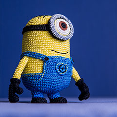 Minion Stuart (Despicable Me) - Free amigurumi pattern