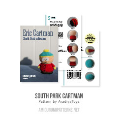 South park Cartman - Free amigurumi pattern