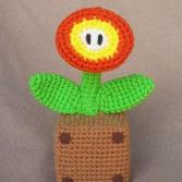Fireflower Mario - Free amigurumi pattern