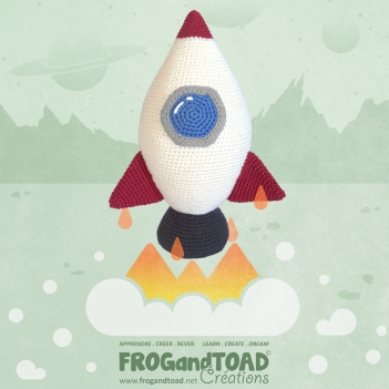 CHIBI - Rocket Spaceship Spacecraft amigurumi pattern - Amigurumi.com