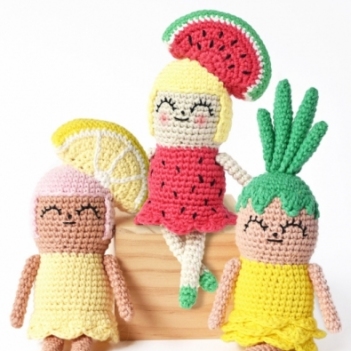 Fruit Girls - Free amigurumi pattern