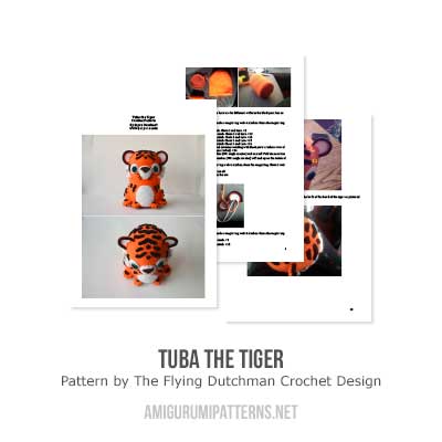 Tuba the Tiger amigurumi pattern - Amigurumi.com